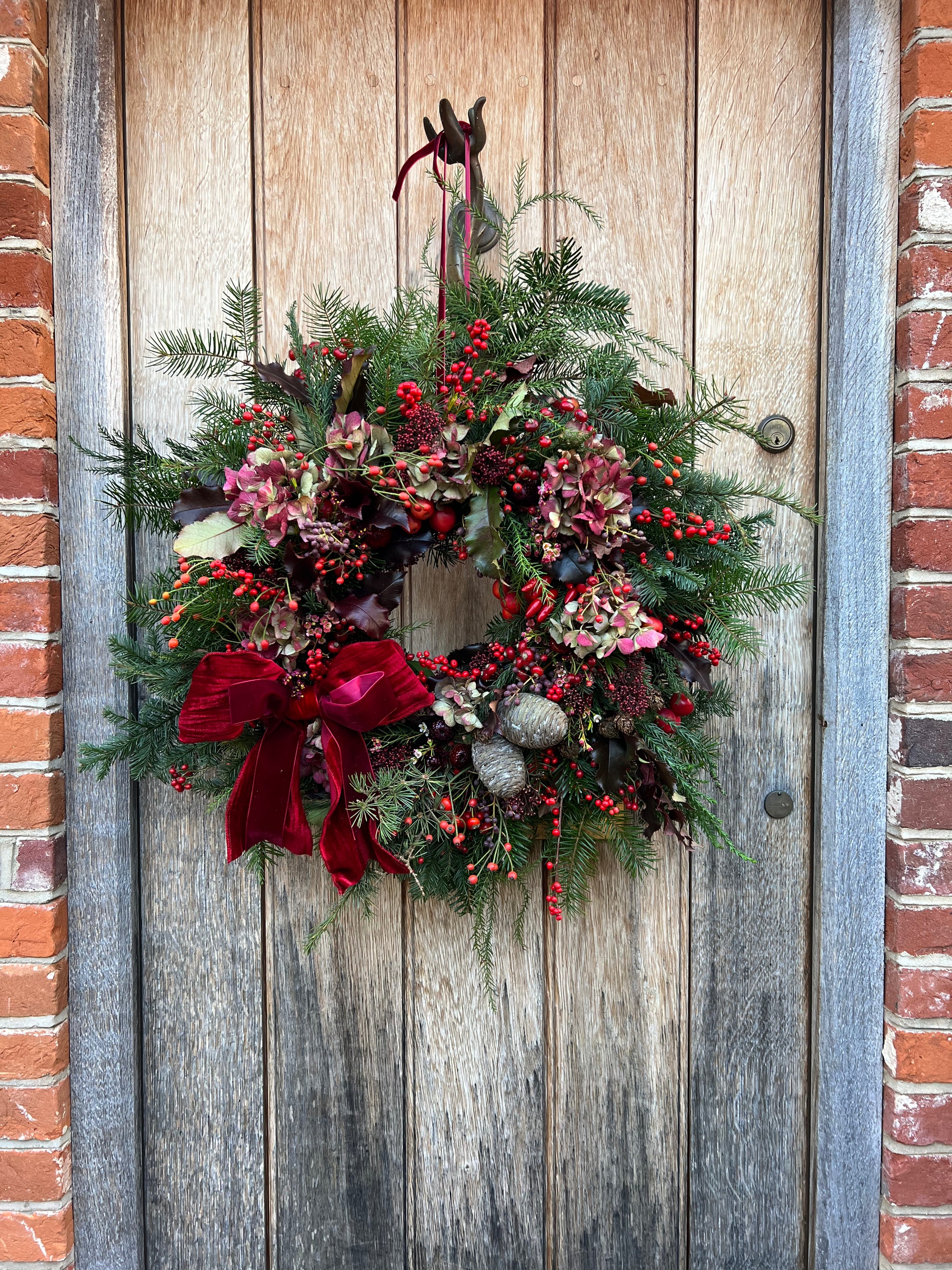 Luxury Christmas Wreath Hannah Hunnam Flowers